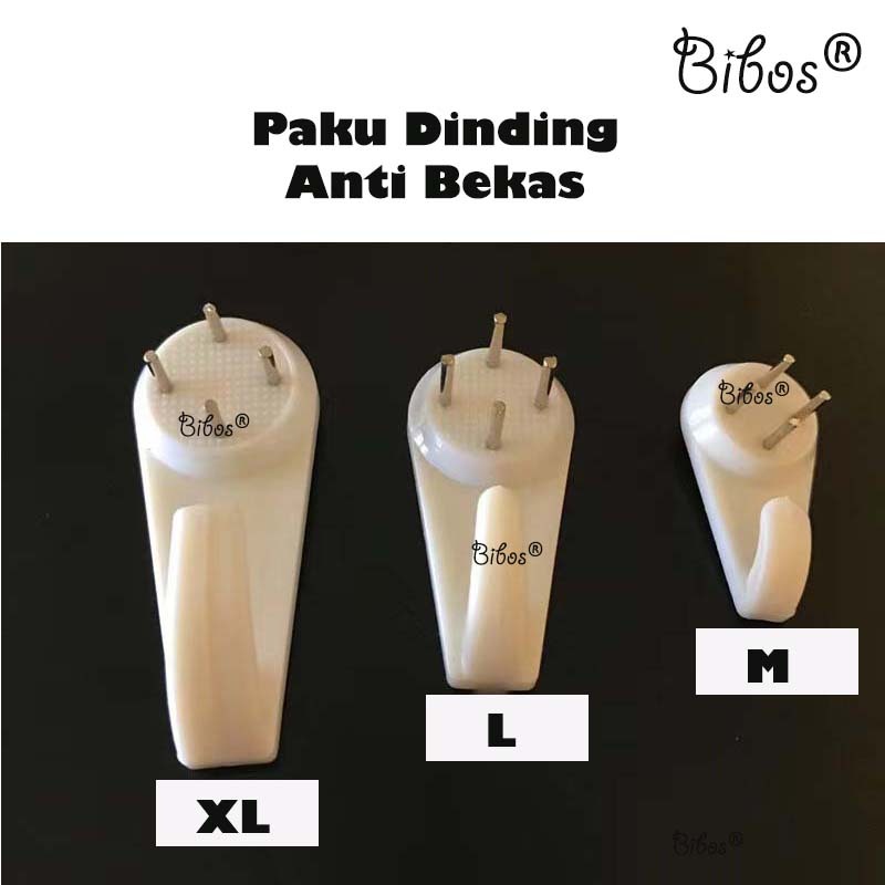 Jual Paku Dinding Tanpa Bor Kait Paku Invisible Paku Dekorasi Tembok ...