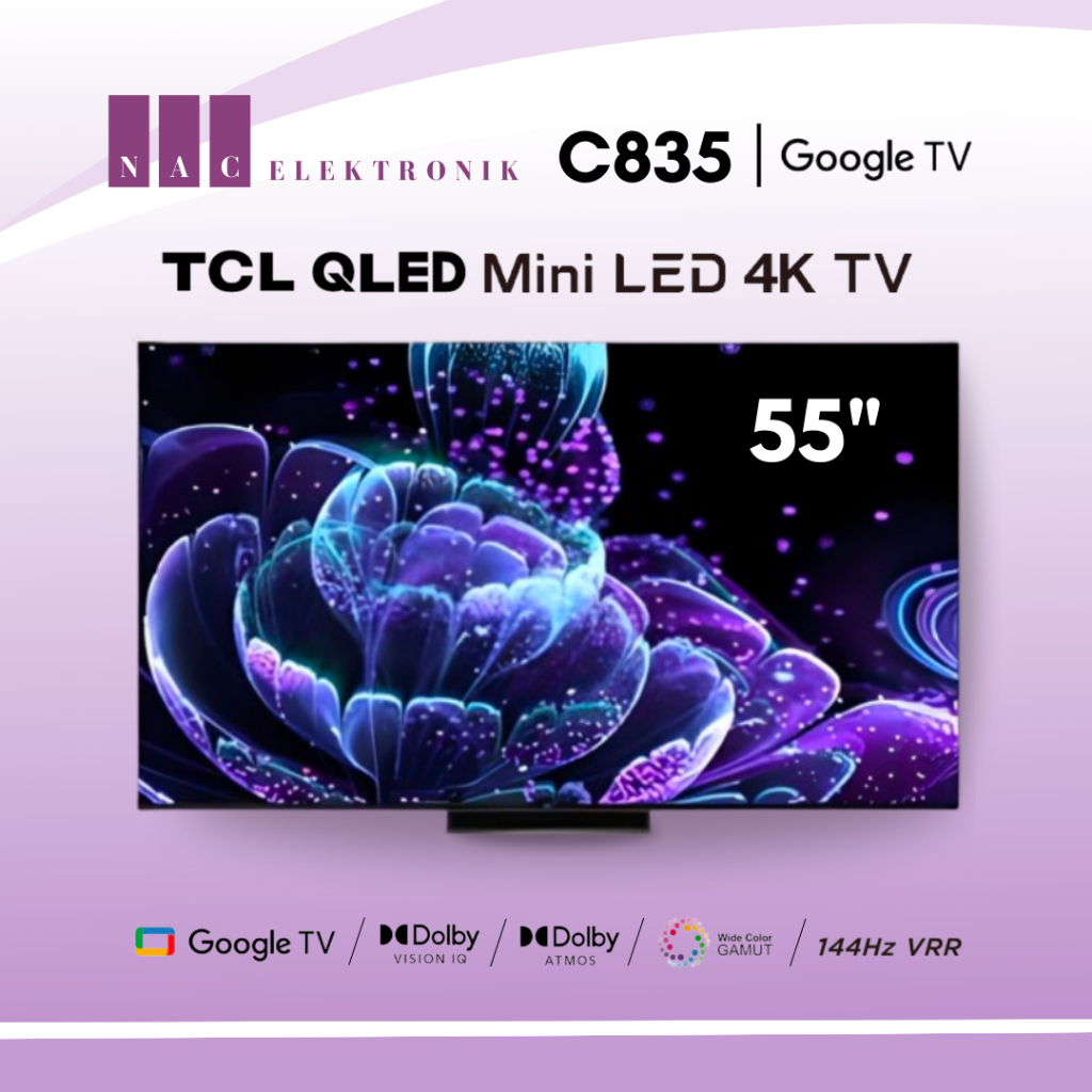 Jual TCL LED 55 INCH - 55C845 - MINI LED - GOOGLE TV - DOLBY VISION ...