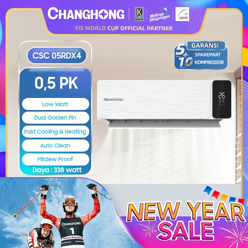 Jual Changhong AC Split 1/2 PK Low Watt R32 - CSC-05RDX4 [INDOOR ...