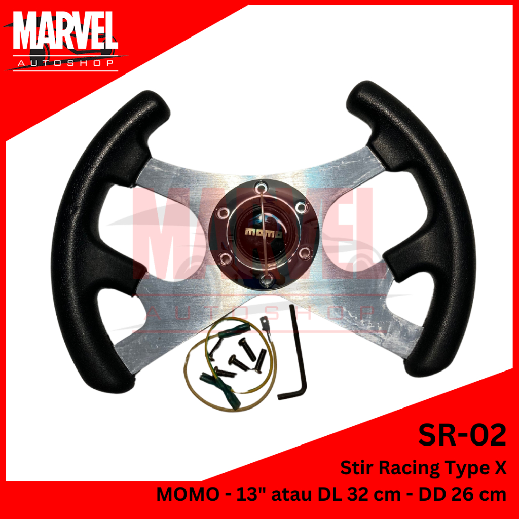 Jual STIR RACING TIPE X TIPE F1 13" 13 INCI STEERING WHEEL RACING ...