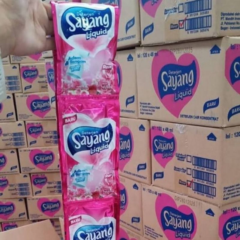 Jual Deterjen liquid sayang GRATIS sabun cuci piring BIO plus ( 1 dus ...