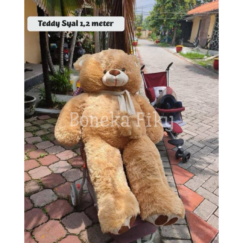 Jual Boneka Teddy Bear Jumbo 1,2 meter dan 1,3 meter Premium meter ...