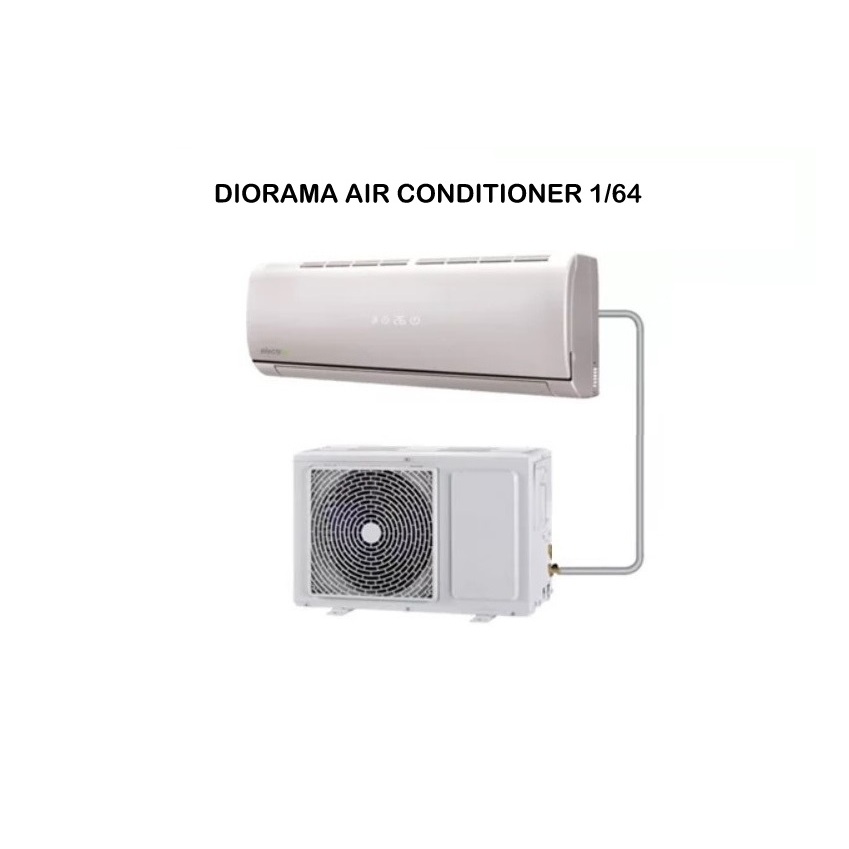 Jual Diecast Diorama AIR CONDITIONER Indoor & Outdoor 1/64 Scale Varian ...