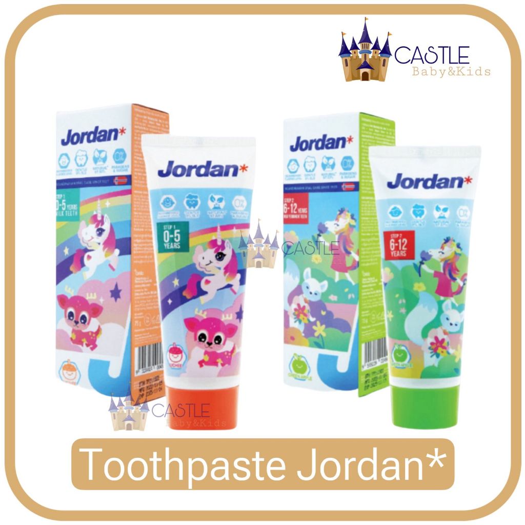 Jual Jordan* Toothpaste - Pasta Gigi Step1 0-5 years / Step2 6-12 years ...