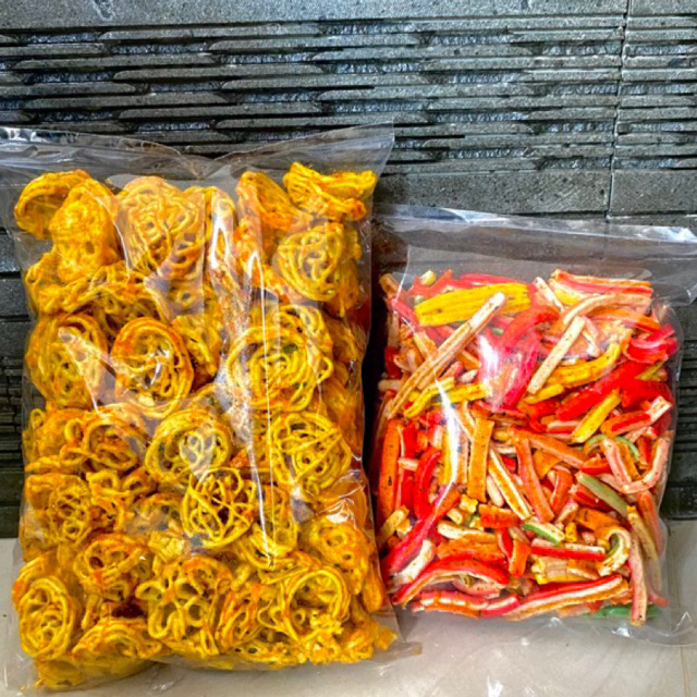 Jual BUNDLING Kerupuk Seblak Mie Kuning 500gr + Kerupuk Seblak Jadul ...