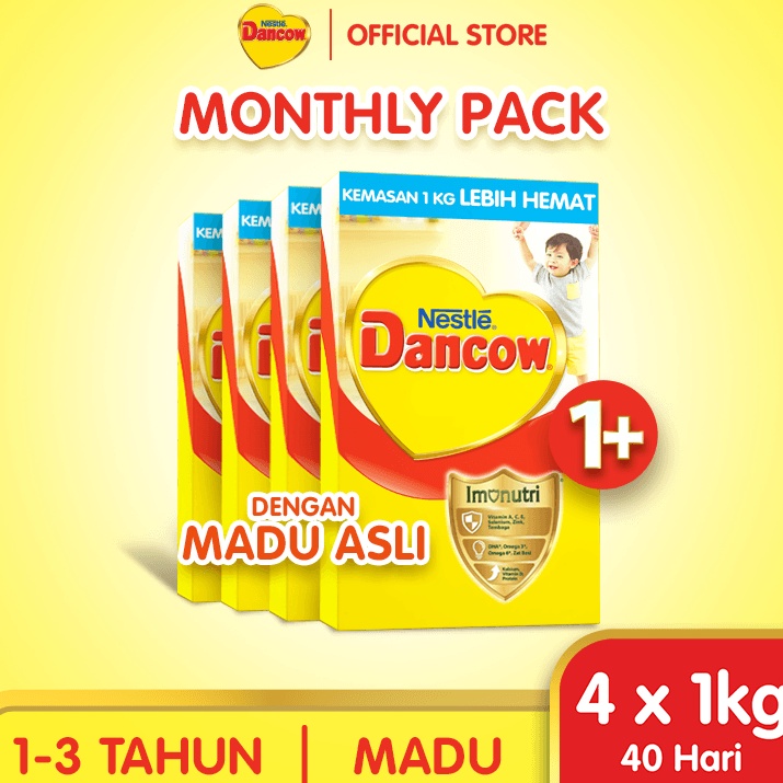 Jual Baru Dancow Monthly Pack Dancow 1 Susu Pertumbuhan 13 Tahun Rasa ...