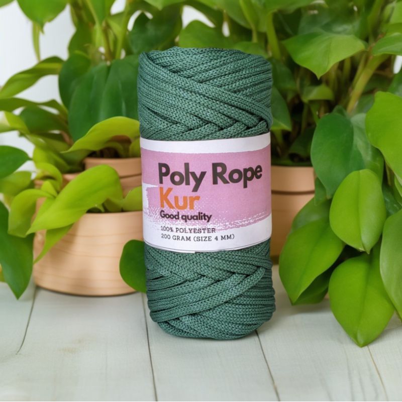 Jual BENANG RAJUT POLY ROPE / TALI KUR 4 MM 200 gram | Shopee Indonesia
