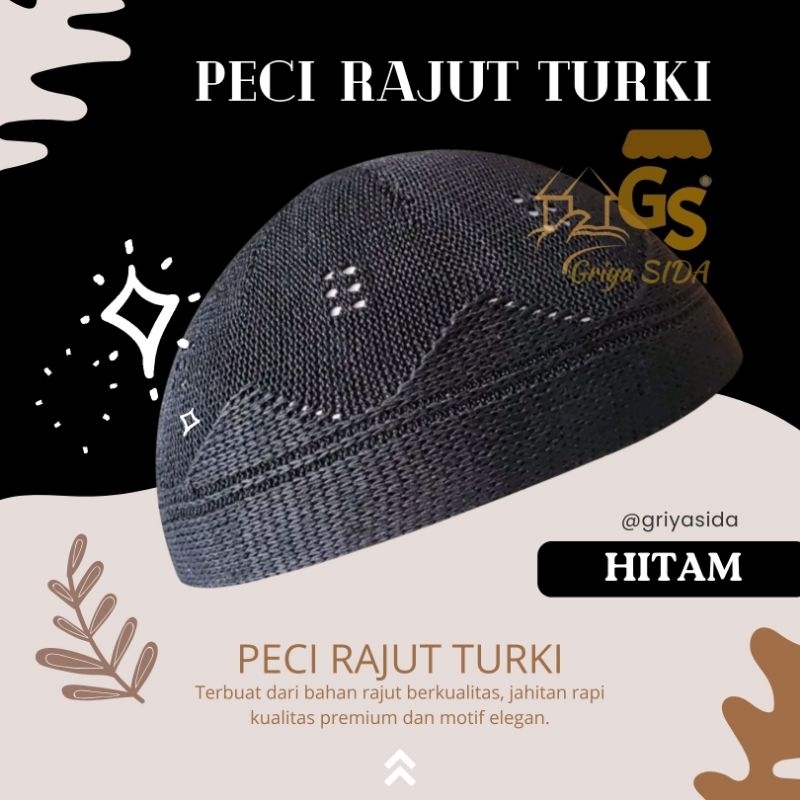 Jual Peci rajut turki tebal premium peci yaman model turkey | Shopee ...
