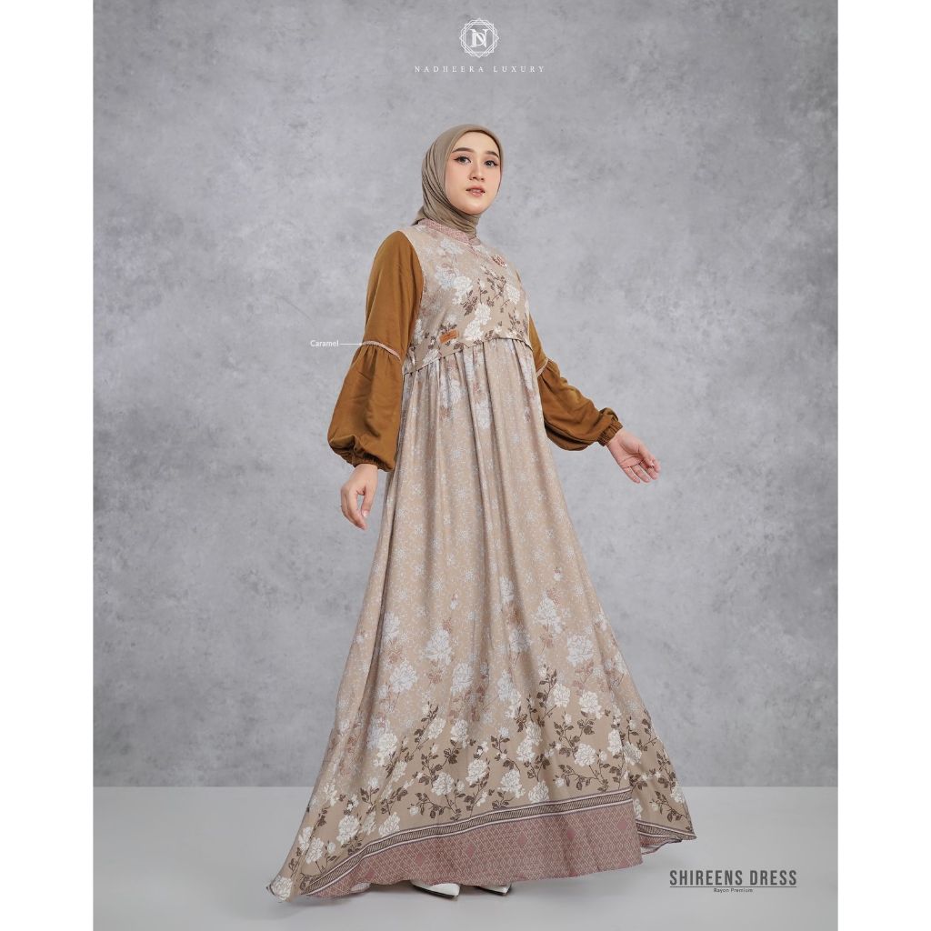 Jual NADHEERA LUXURY // SHIREENS DRESS // DRESS // GAMIS | Shopee Indonesia