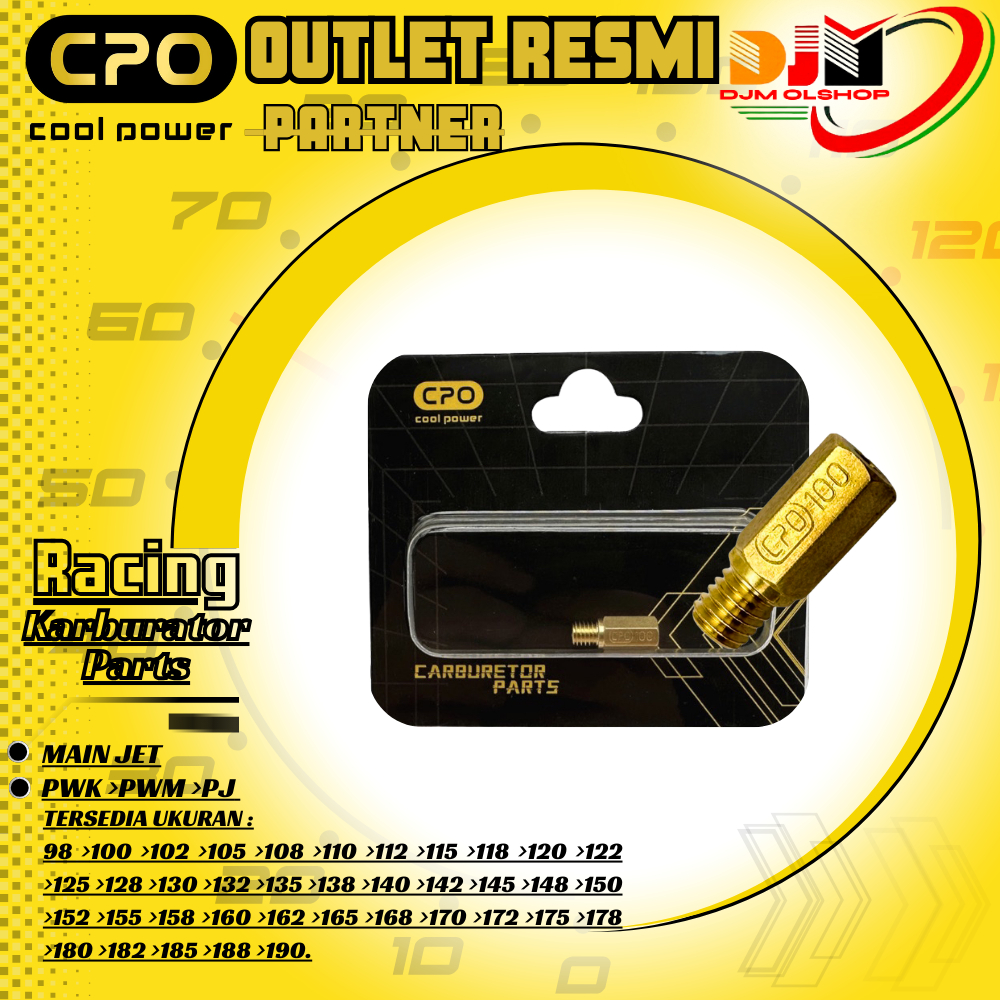 Jual Main Jet PWK 28 - Karburator Pwk Kotak CPO Cool Power Original | Shopee Indonesia