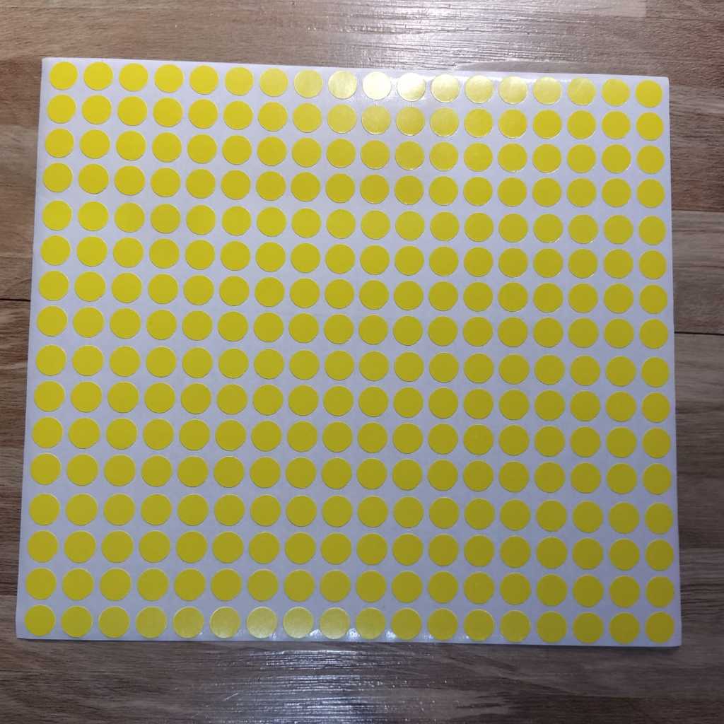 Jual STIKER BULAT WARNA - COLOR DOT STICKERS | Shopee Indonesia