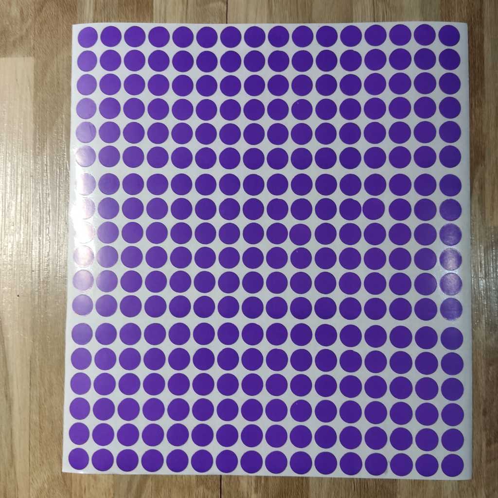 Jual STIKER BULAT WARNA - COLOR DOT STICKERS | Shopee Indonesia