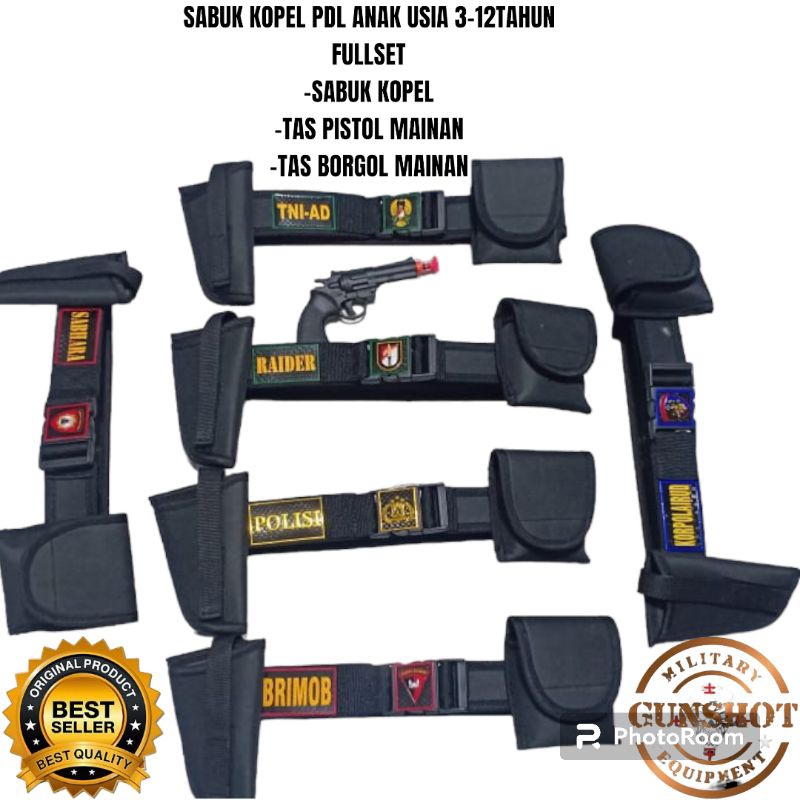 Jual Sabuk Kopel Anak Karnaval Cosplay Profesi TNI POLISI KOPASSUS ...
