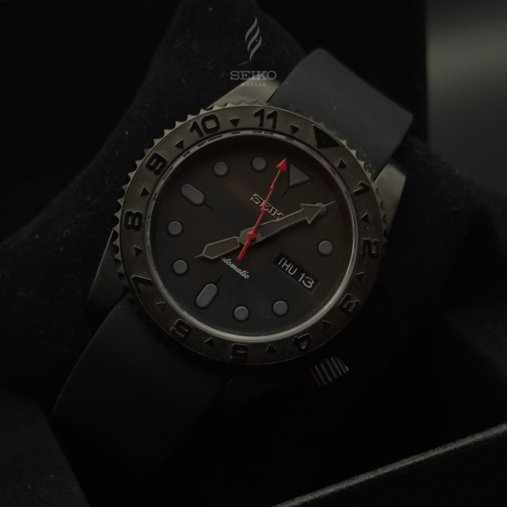 Jual Seiko SKX Stealth Mod NH35 Green Dial Automatic Sapphire 42mm ...