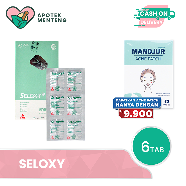 Jual Seloxy 6 Kaplet - Vitamin A, C, E, Zinc dan Selenium | Shopee ...