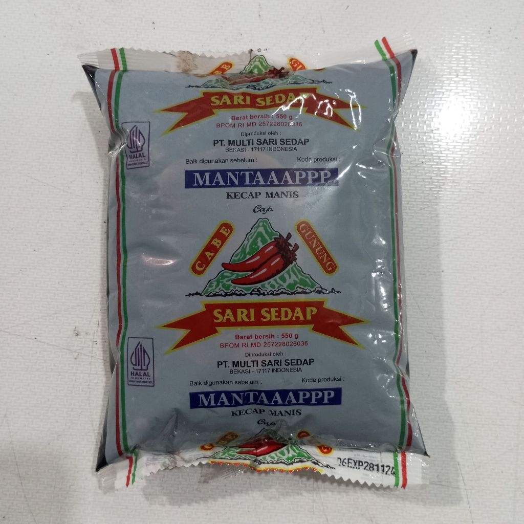 Jual Kecap Manis Cabe Gunung Sari Sedap 550 gram | Shopee Indonesia