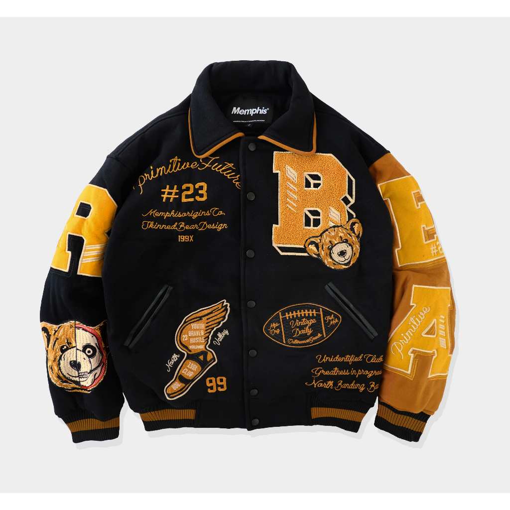 Jual VARSITY JACKET - BEAR [limited edition] | Shopee Indonesia