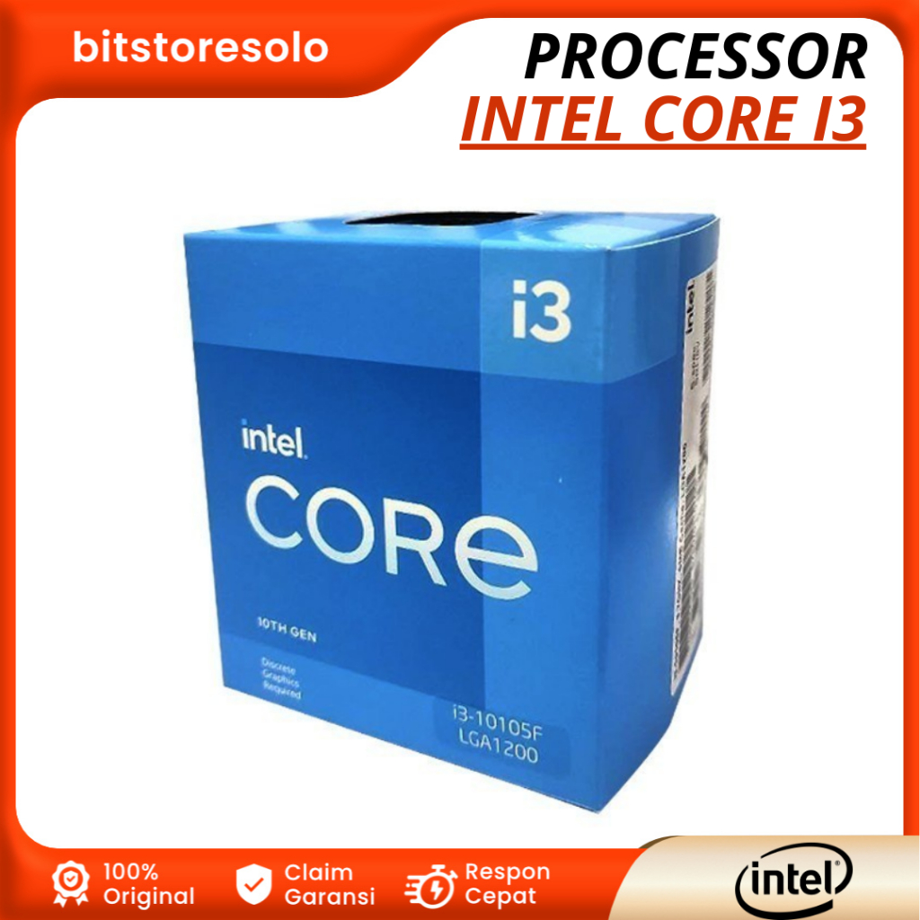 Jual Processor Intel Core i3 10105F 3.7GHz 4 Core 8 Thread Comet Lake-S - LGA1200 | Shopee Indonesia