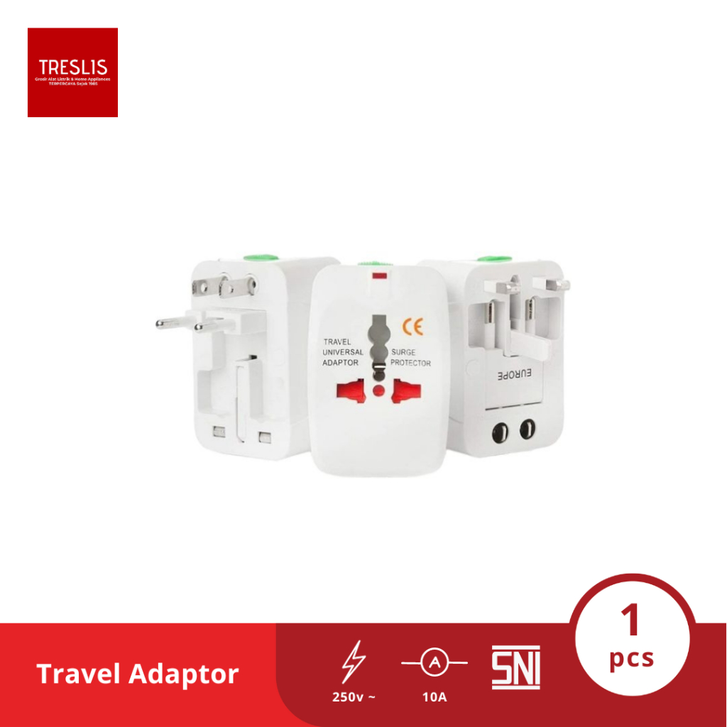 Jual All-in-one Worldwide International Universal Travel Adaptor ...