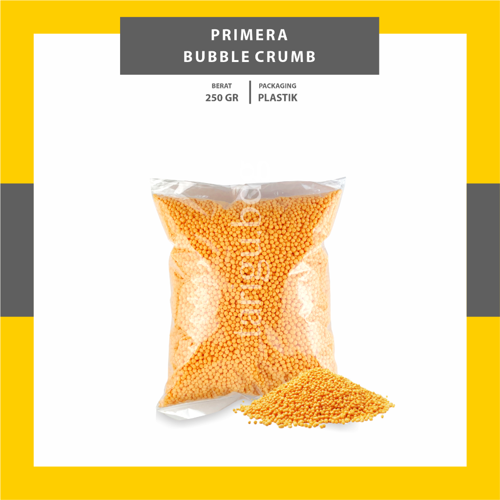 Jual 250GR PRIMERA BUBBLE CRUMB - NUGGET CRISPY ORANGE OREN - TEPUNG ...