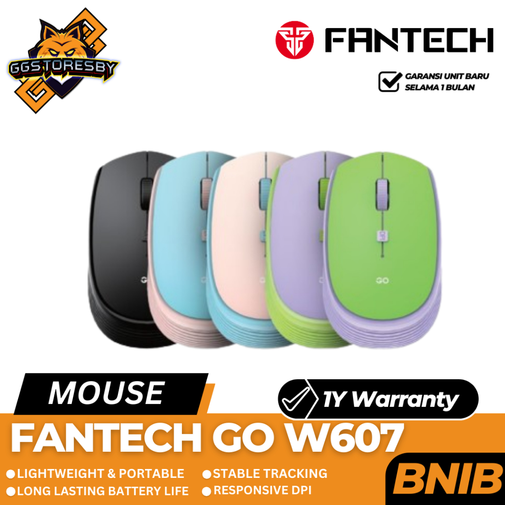 Jual Fantech Go W607 Office Wireless Mouse | Shopee Indonesia