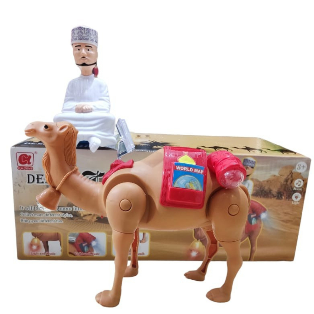 Jual Mainan Unta Arab Besar // Mainan Unta Ngaji // Onta Berjalan ...