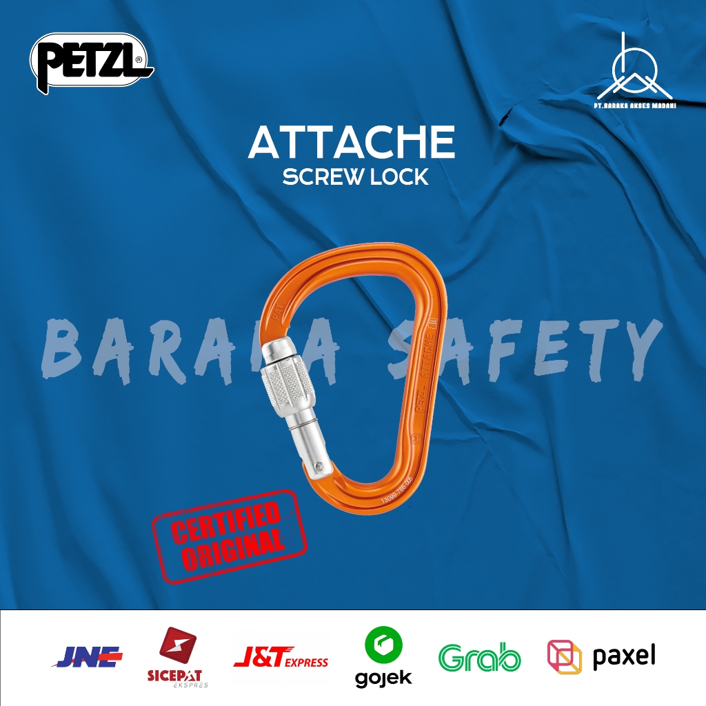 Jual PETZL ATTACHE Lightweight, Compact, Pear-Shaped Carabiner for ...