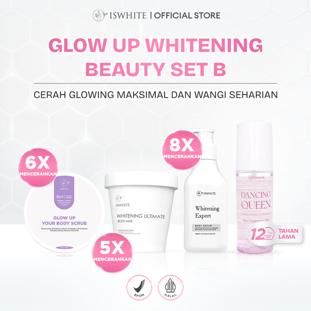 Jual ISWHITE Whitening Ultimate Body Mask | ISWHITE Whitening Body ...