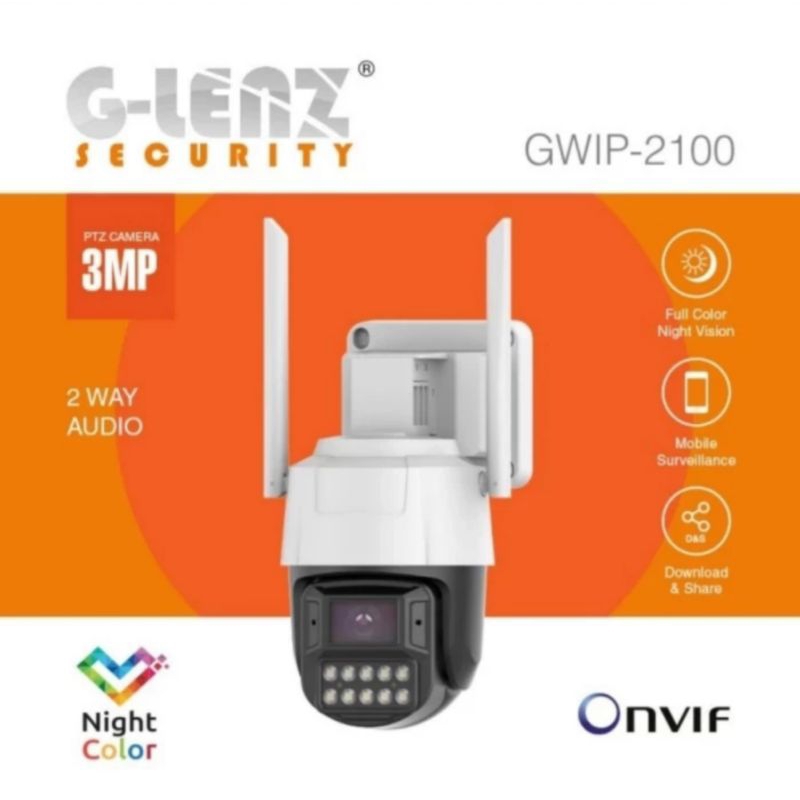 Jual GLENZ SMART IP CAMERA CCTV PTZ - GWIP - 2100 FULL HD 2MP | Shopee Indonesia