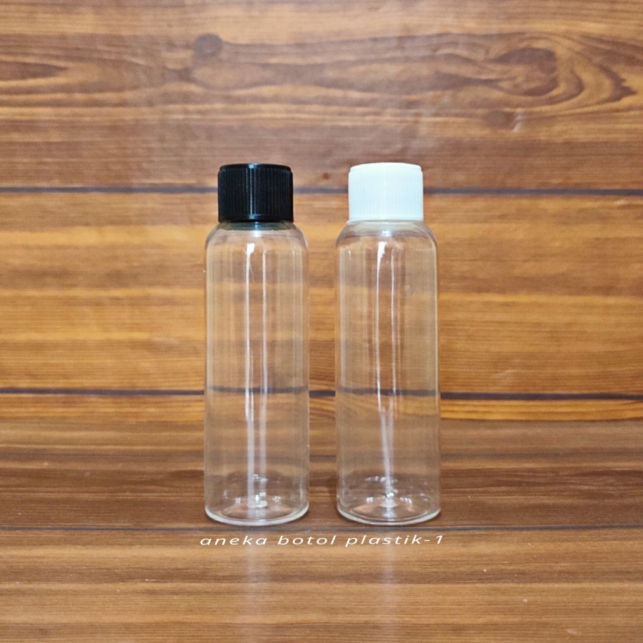Jual Botol Plastik 100ml Ulir / Botol Ulir 100 Ml Clear / Botol Br 100ml Clear Tutup Ulir ...