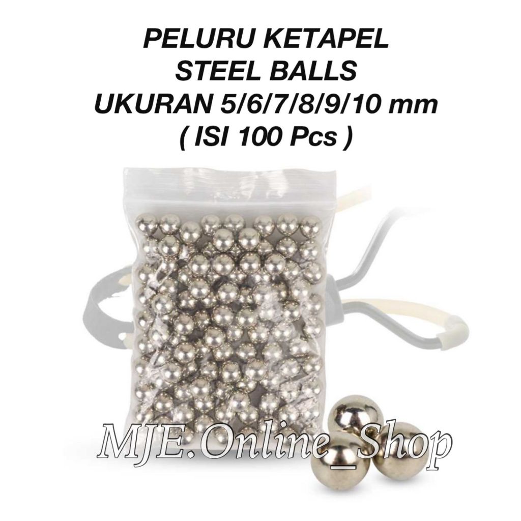 Jual STEEL BALLS LAHER AS TENGAH HARGA PER 100 PCS UKURAN 5/6/7/8/9/10 ...