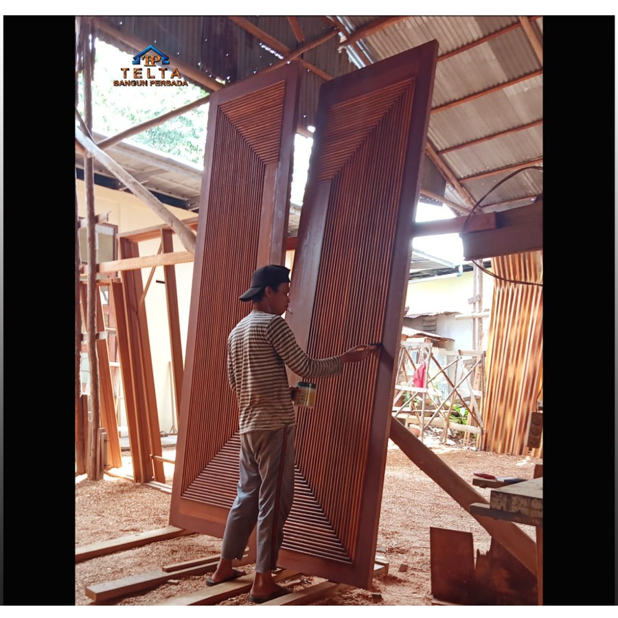 Jual JASA FINISHING CAT SEMPROT PINTU KAYU | Shopee Indonesia