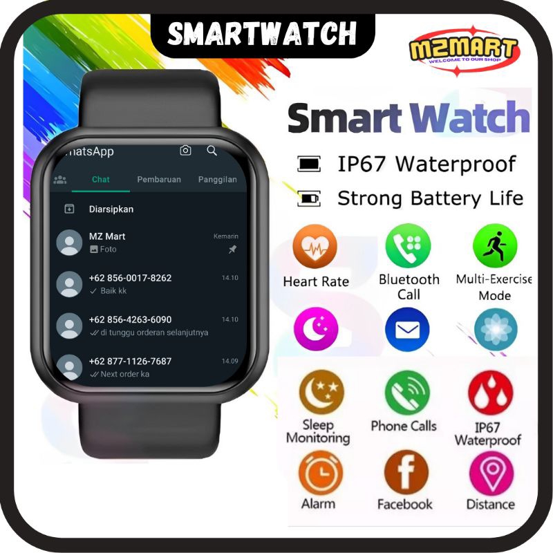 Jual Jam Tangan Hp Pintar Android Digital Smartwatch Imo Anak Pria ...