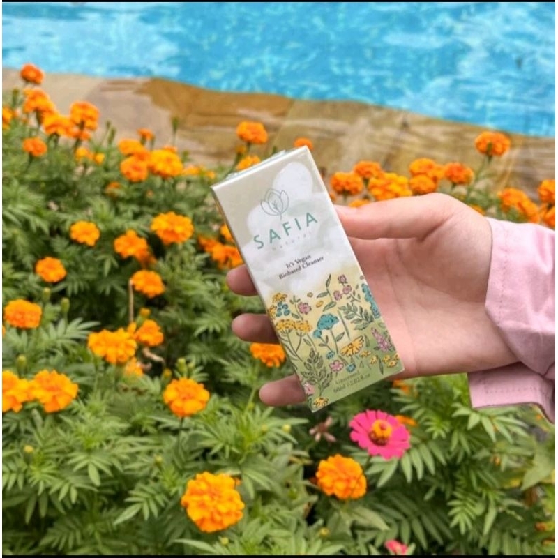 Jual [Free Gift] Safia Natural It's Vegan Biobased Cleanser 60 ml | Shopee Indonesia
