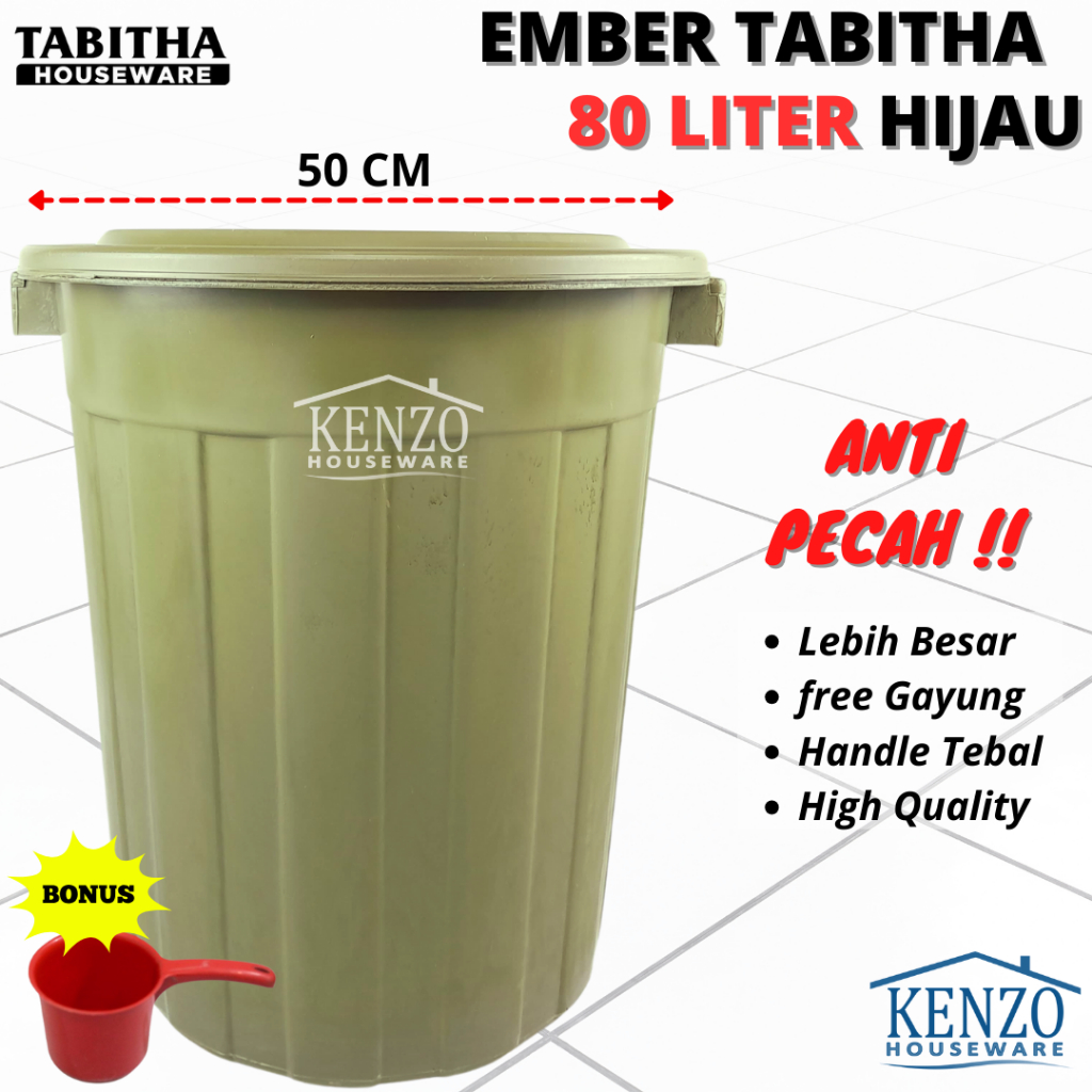 Jual Ember Plastik Air 80 Liter / Gentong bak mandi / tong air Plastik Cuci | Shopee Indonesia