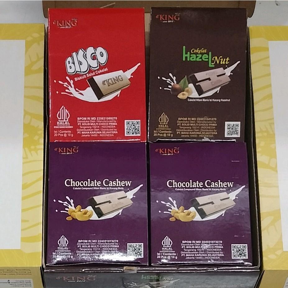 Jual Cokelat Compound Hitam Manis isi Kacang Mede Chocolate Cashew Dus ...