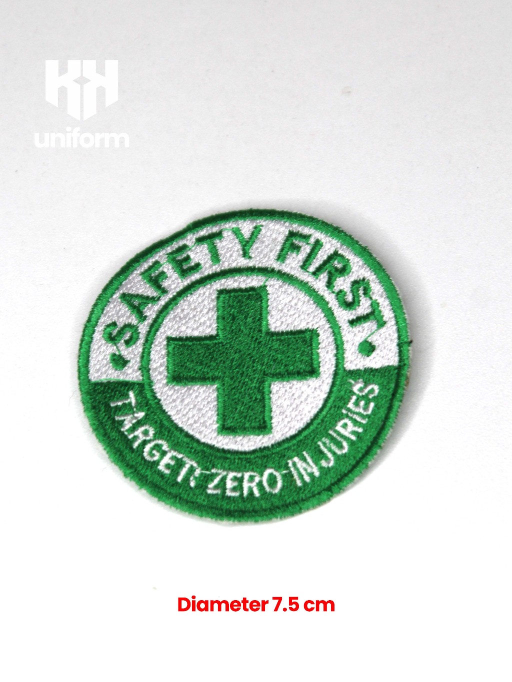 Jual LOGO SAFETY FIRST BULAT, Emblem bordir/ patch - kk uniform ...