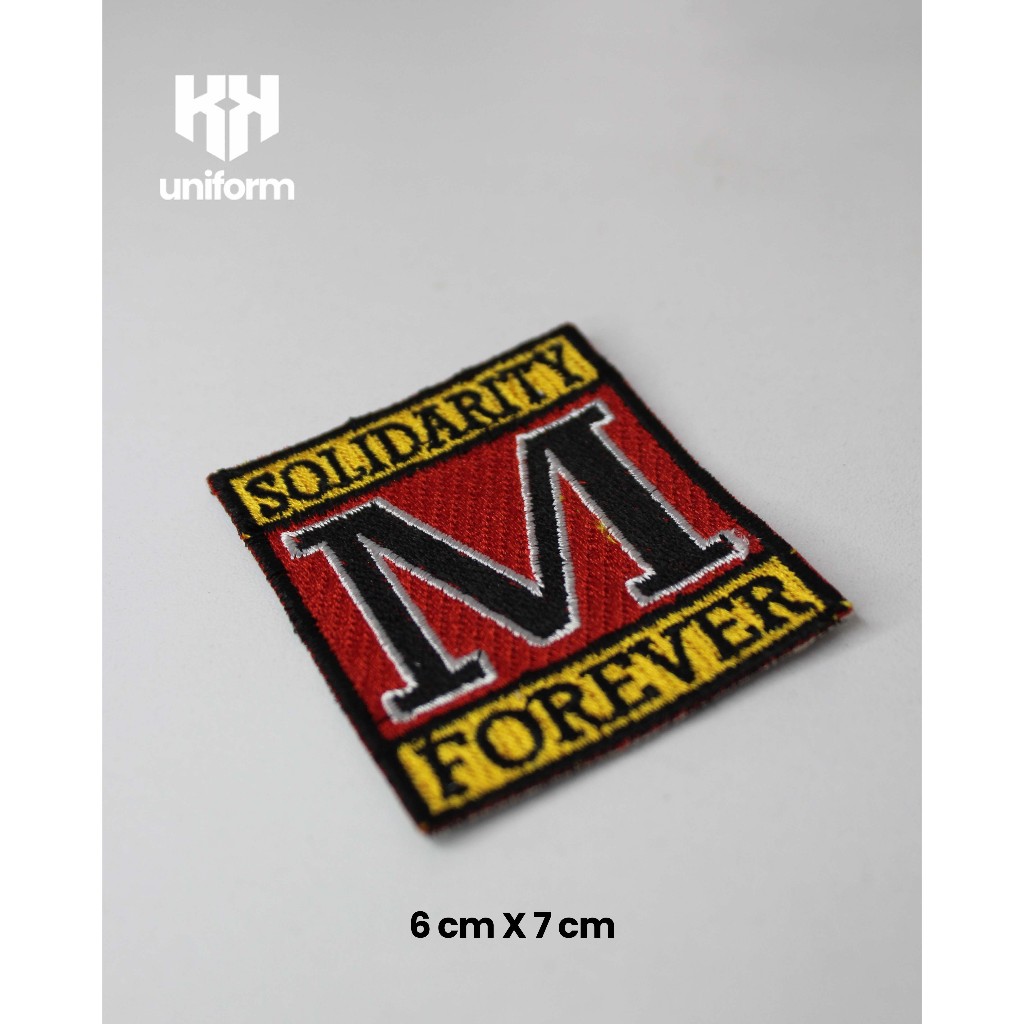 Jual LOGO SOLIDARITY FOREVER, Emblem bordir/ patch - kk uniform ...