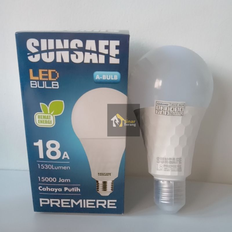 Jual Lampu LED Sunsafe Premiere 18 Watt Cahaya Putih | Shopee Indonesia