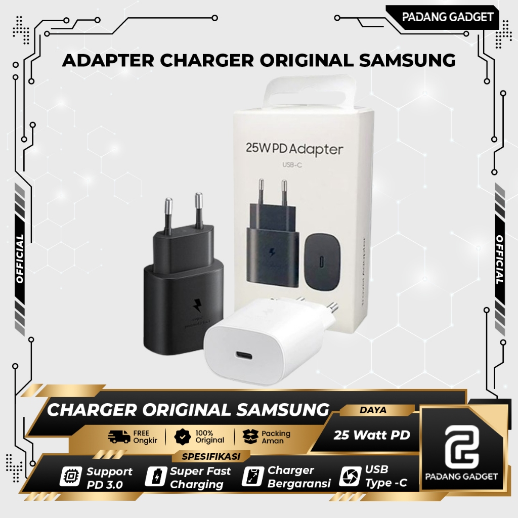 Jual Adaptor Charger Original Samsung Type C Bergaransi Cocok untuk ...