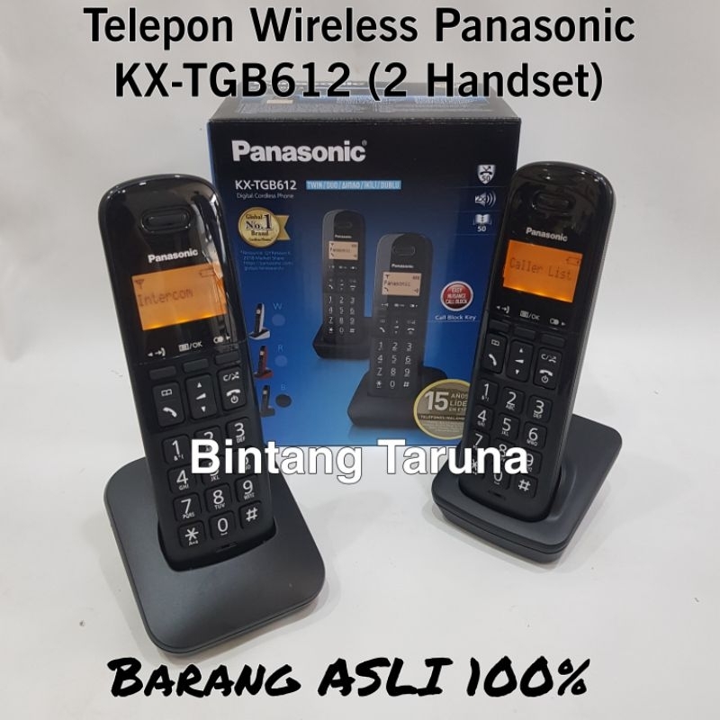 Jual Telepon Wireless Panasonic KX-TGB612 Wireless Phone Panasonic KX-TGB612 (2 handset ...