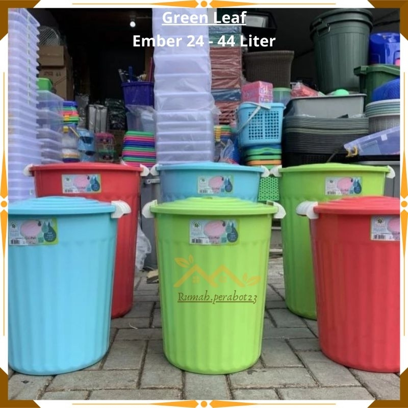 Jual GREEN LEAF - Ember Plastik 24-44 Liter !!! / Ember Plastik Dengan ...
