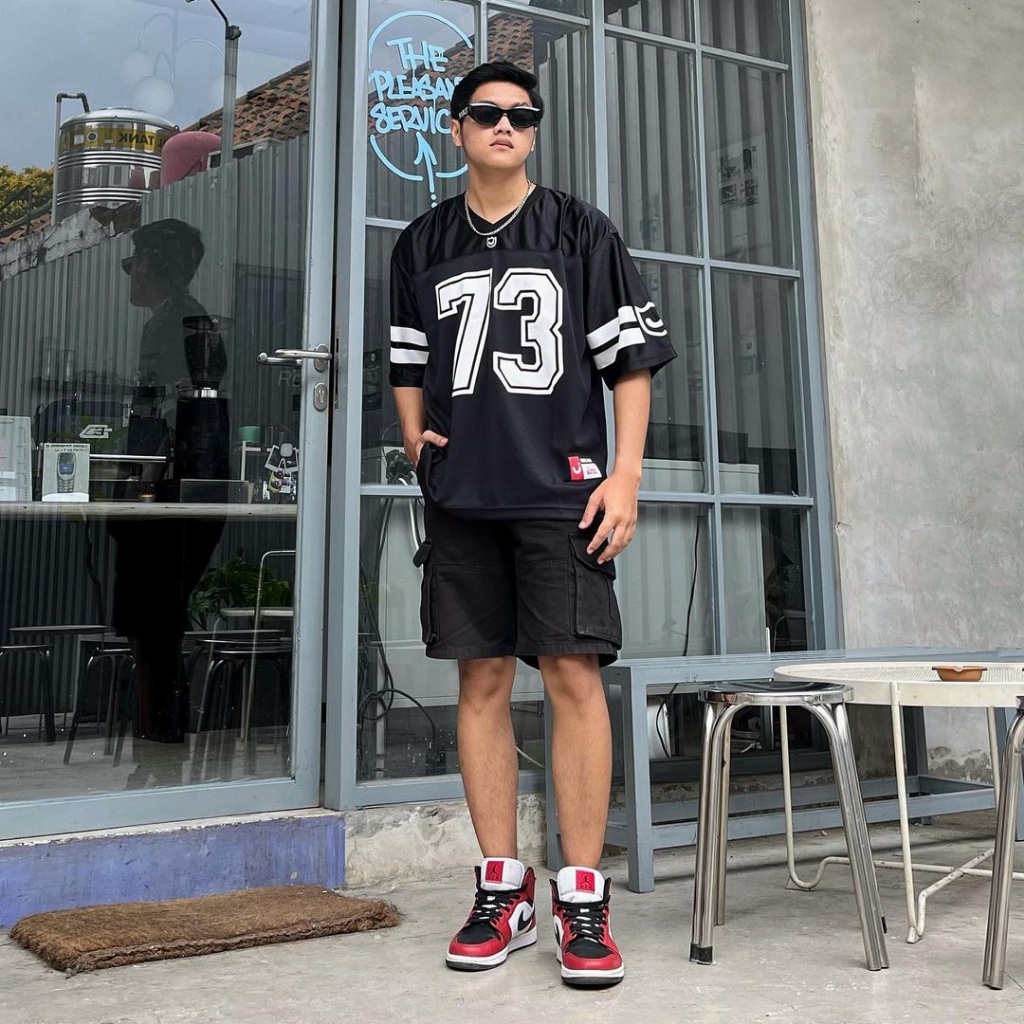 Jual Junkiee Kaos Oversize Jersey | Shopee Indonesia