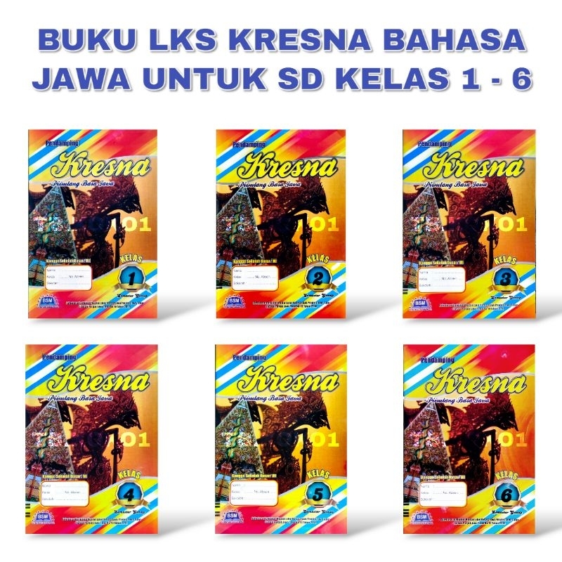 Jual BUKU LKS KRESNA BAHASA JAWA KELAS 1 - 6 SEMESTER 2 PENERBIT CV ...