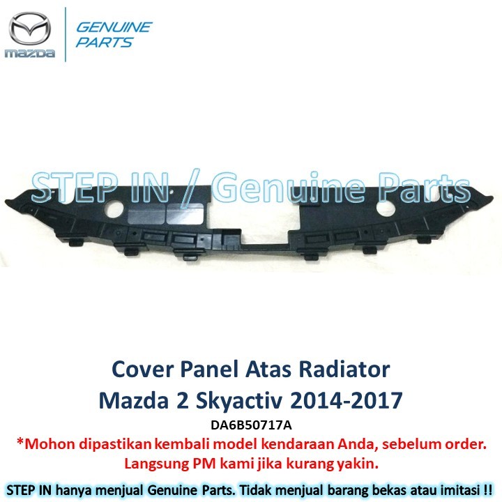 Jual Cover panel grille radiator Tutup Grill Atas Mazda 2 Mazda2 ...