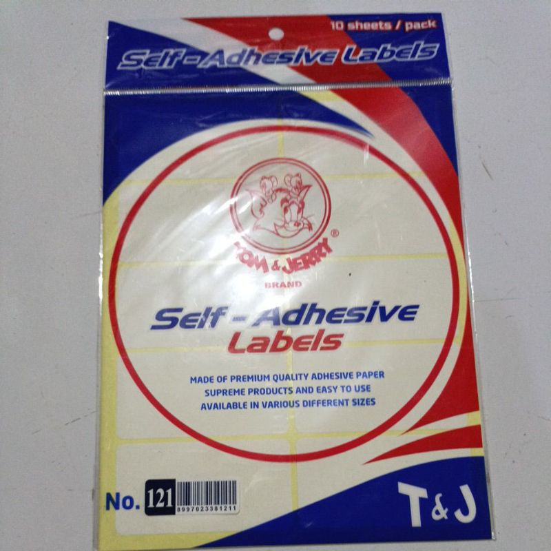 Jual TOM & JERRY LABELS ISI 1 PACK ISI 10LEMBAR TOTAL 100 LABEL ...