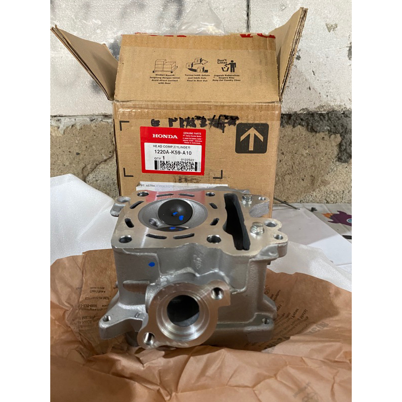 Jual Head Vario 150 BLOK HEAD VARIO 150 K59 CYLINDER HEAD ORIGINAL ...