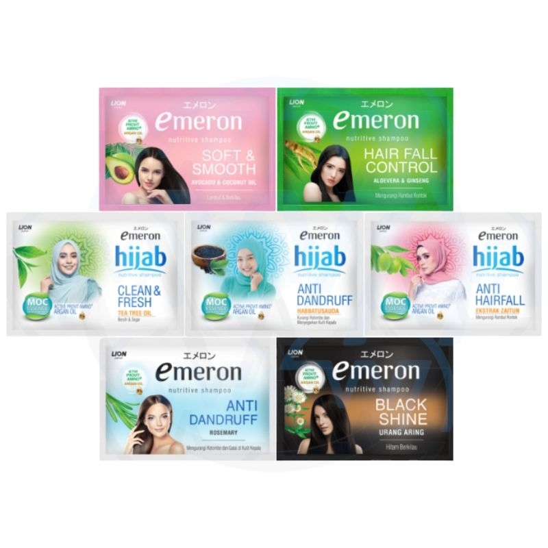 Jual Emeron Shampoo 10ml × 12 Sachet | Shopee Indonesia