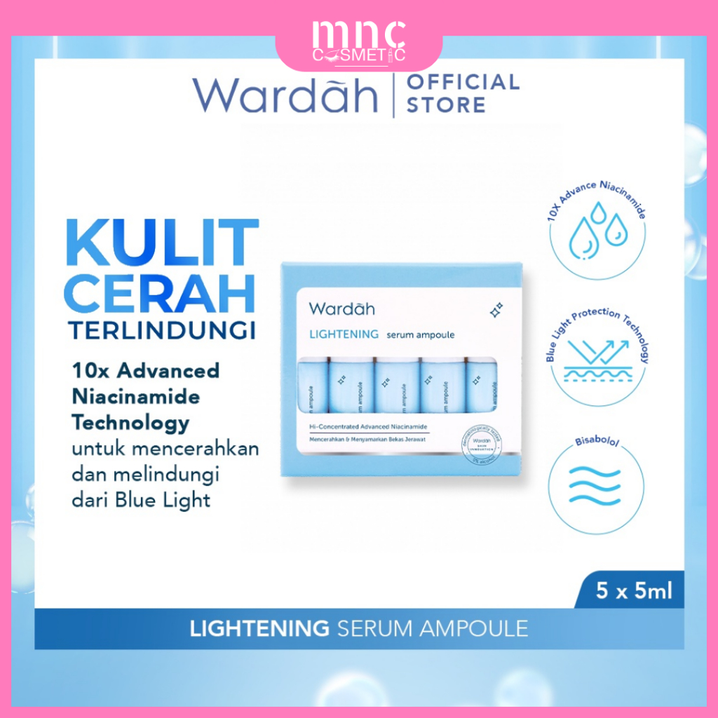 Jual WARDAH LIGHTENING FACIAL SERUM ( 5 X 5 ML ) ISI 5 | Shopee Indonesia