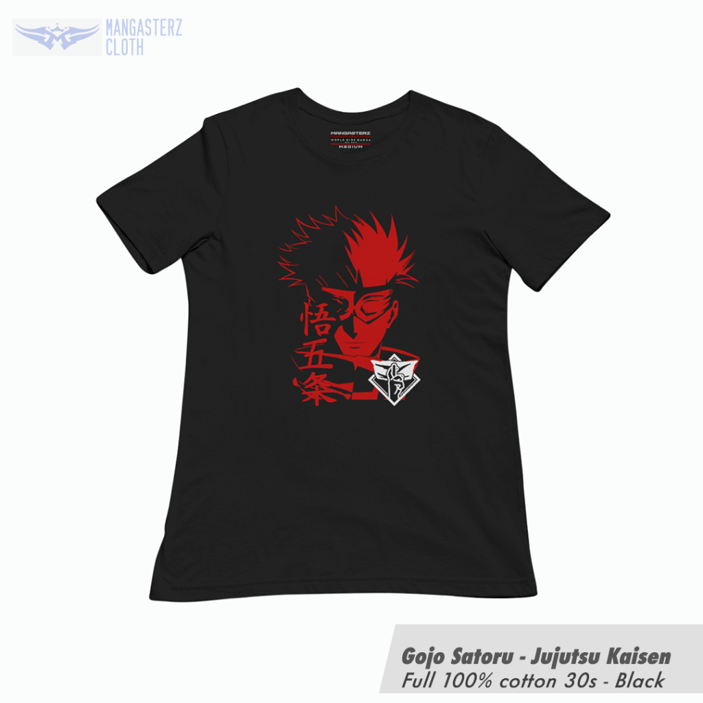 Jual Kaos Gojo Satoru Baju Gojo Satoru Kaos Jujutsu Kaisen | Shopee ...